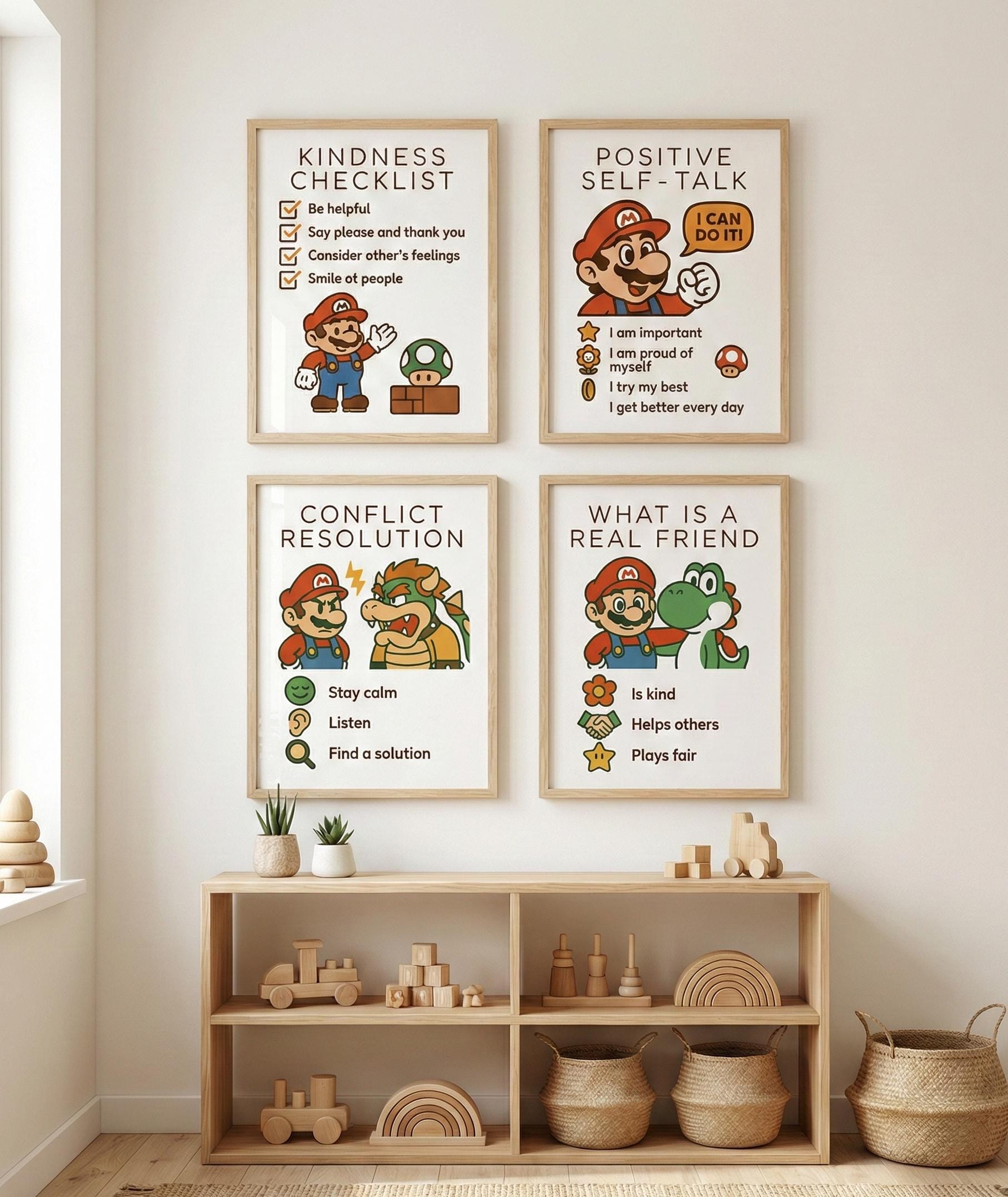 Mario-inspired Social Emotional Vibes for Kids | 8-in-1 Mario-inspired ...