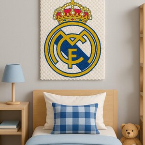 Real Madrid Single Crochet Digital Pattern - Etsy