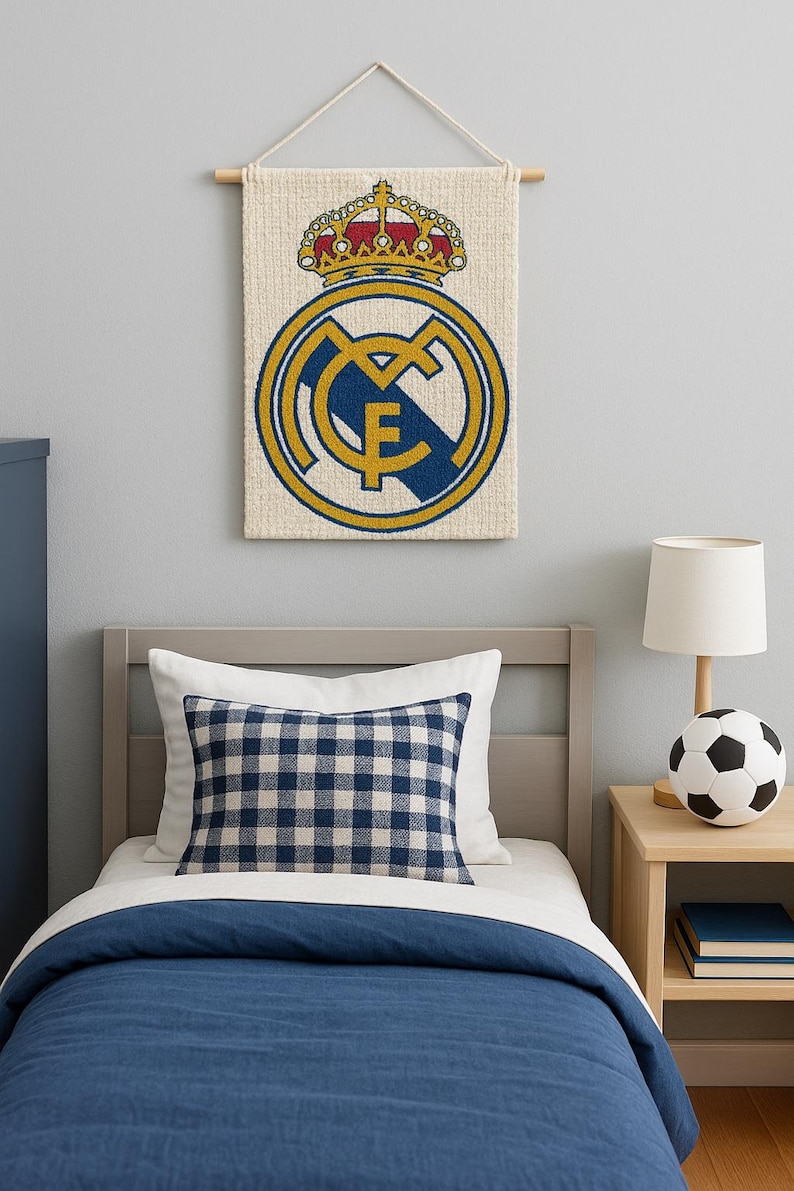Real Madrid Single Crochet Digital Pattern - Etsy
