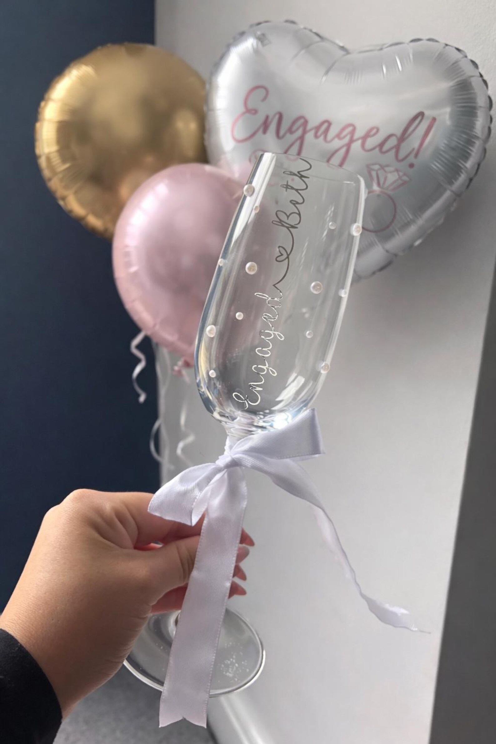 Personalised| Champagne Flute | Custom Champagne | Anniversary Gifts ...