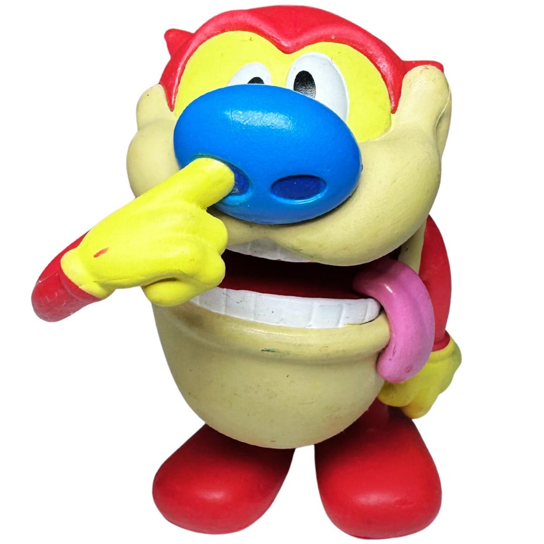 Stimpy J. Cat Vintage Collectible Figure - Ren and Stimpy Nickelodeon ...