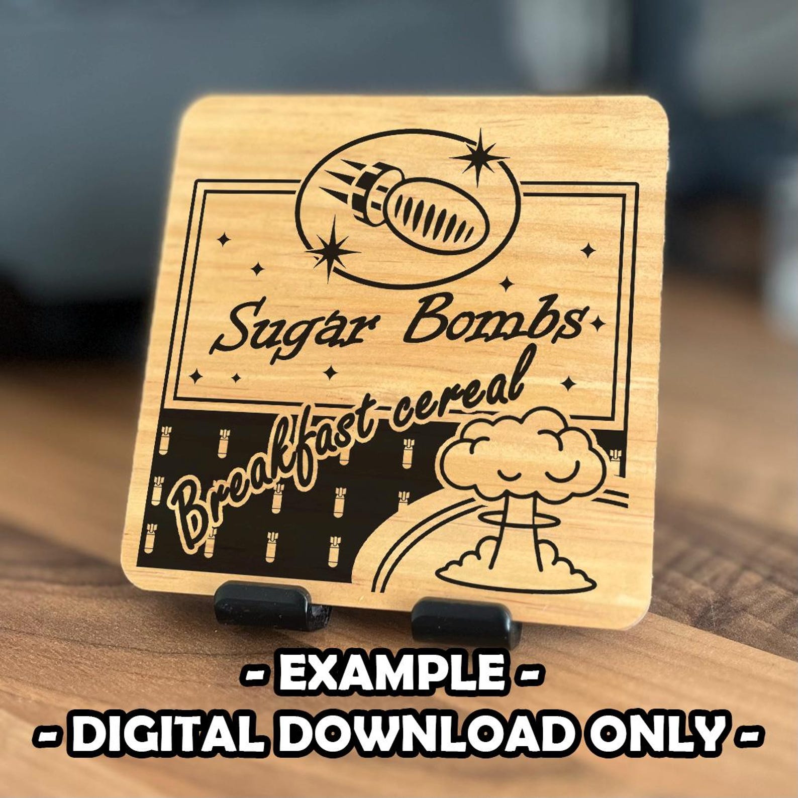 Sugar Bombs Ad - Fallout Inspired Ad Image - Etsy