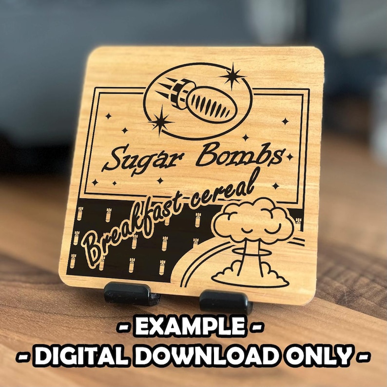 Sugar Bombs Ad - Fallout Inspired Ad Image - Etsy