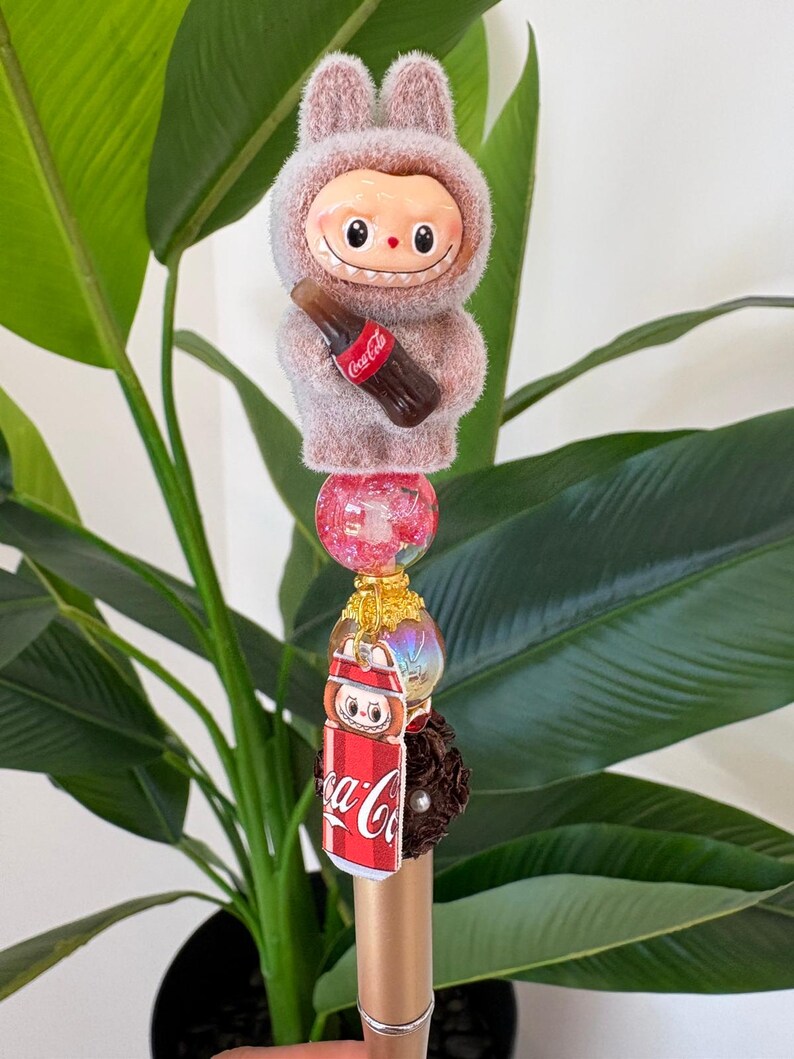 Labubu | Cola Labubu Pen | Labubu Pens | Beaded Pen | Pens | Beads ...