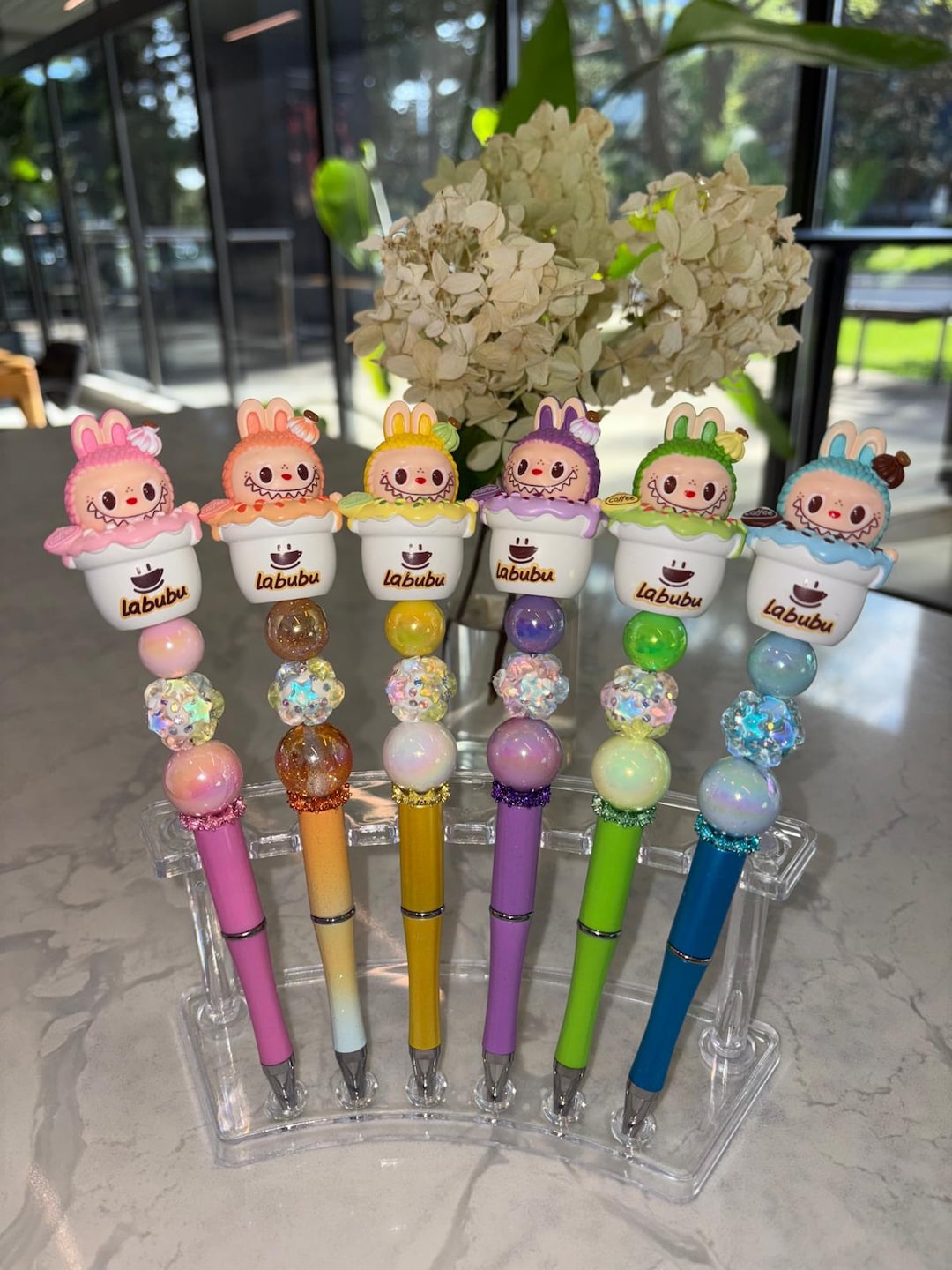 Labubu | Labubu Collector | Labubu Pens | Beaded Pen | Pens | Beads ...