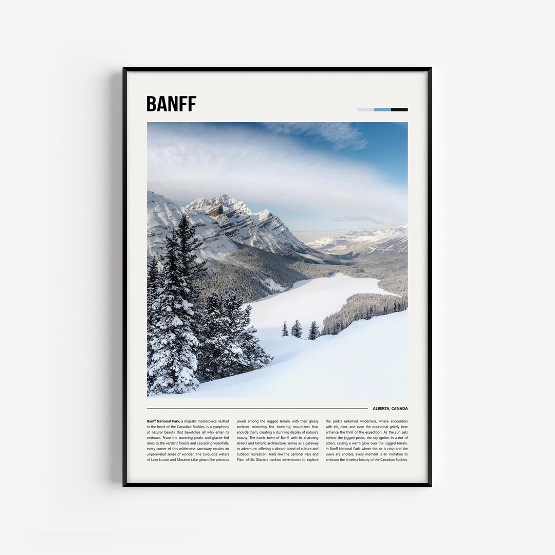 Banff National Park Print, Banff Photo, Banff Wall Art, Banff ...