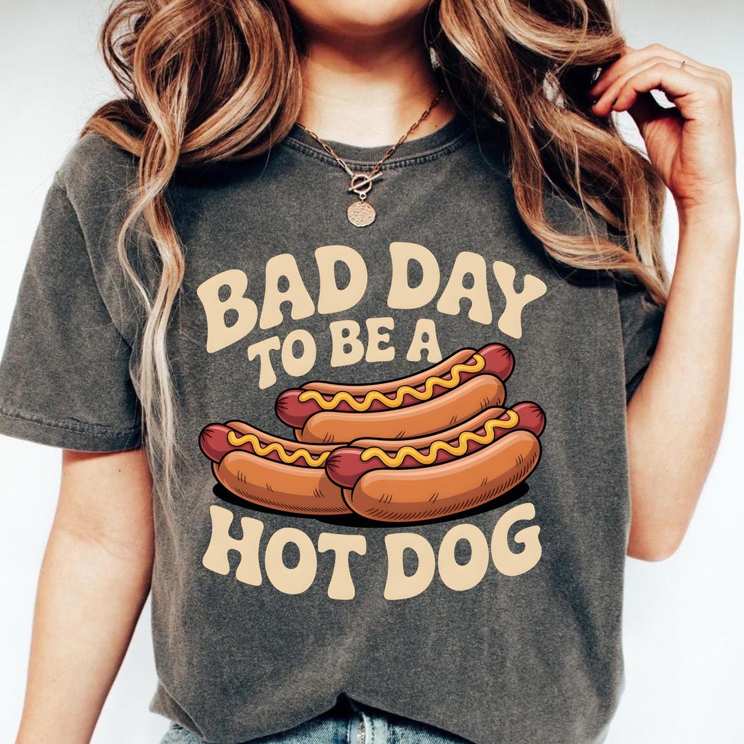 Bad Day to Be A Hot Dog Funny Hot Dog Lover Fast Food Wiener PNG Design ...