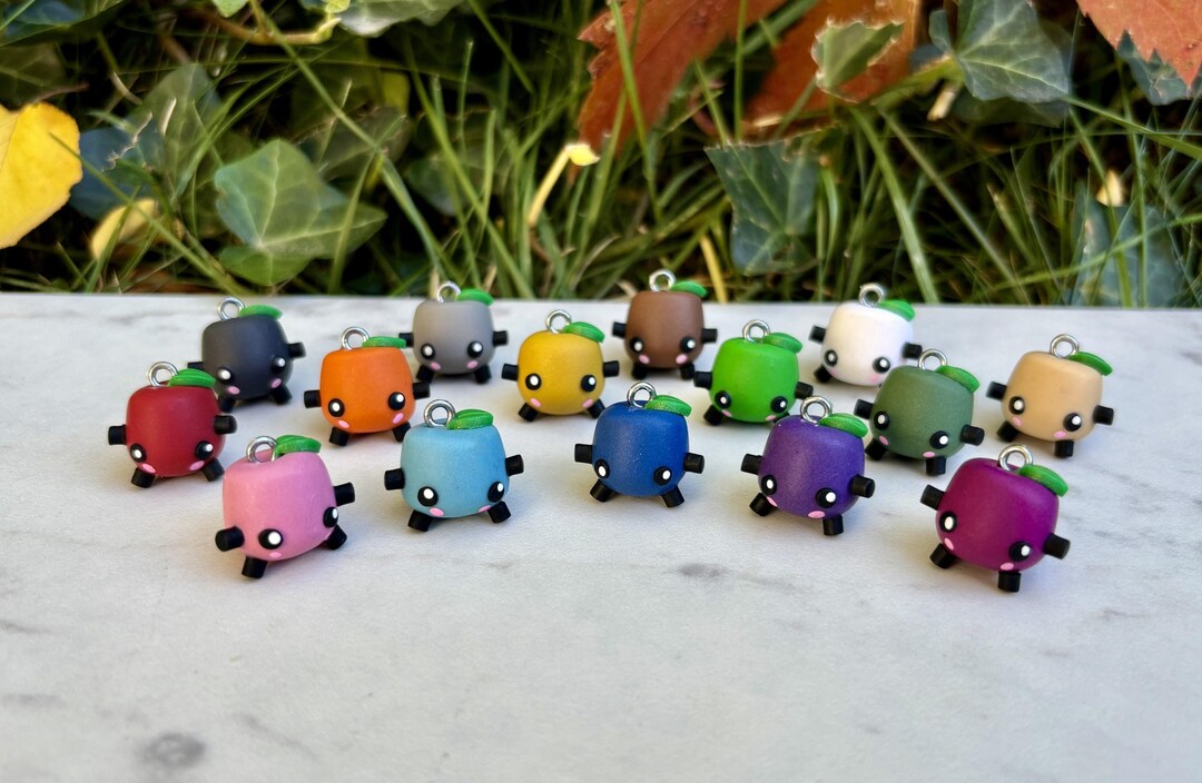Stardew Valley Junimo Charm, 15 Colors Available, Polymer Clay Handmade ...