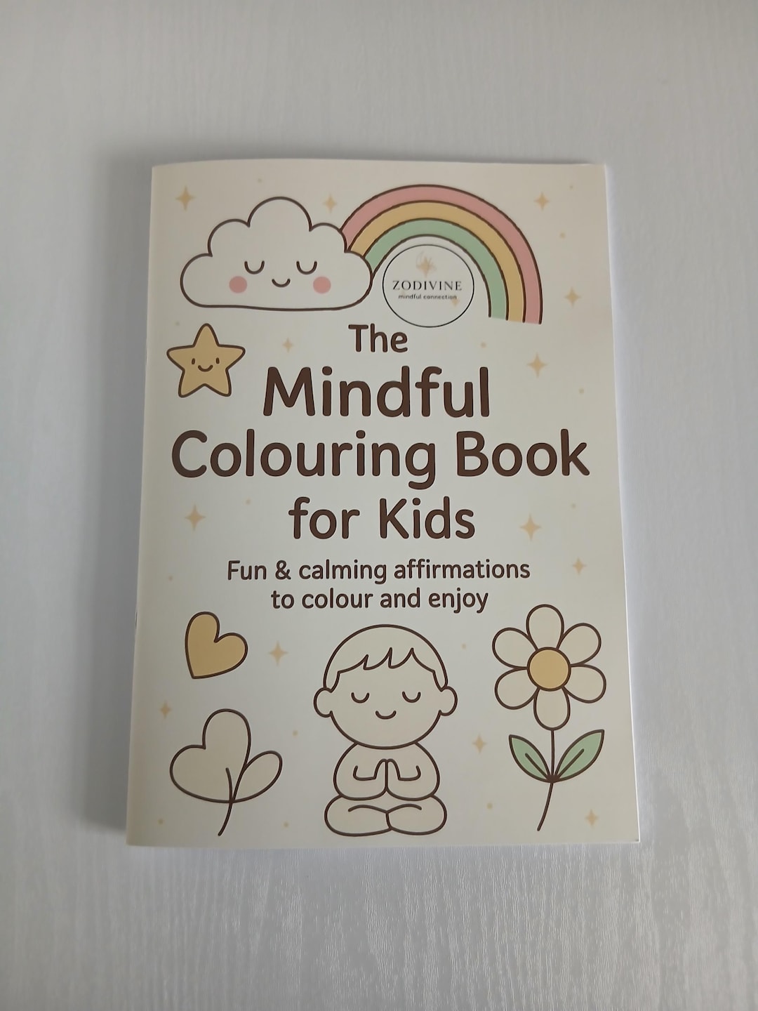 Mindful Colouring Book for Kids: Calming Illustrations - Etsy UK