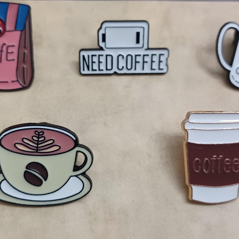 Enamel Pin Coffee - Etsy