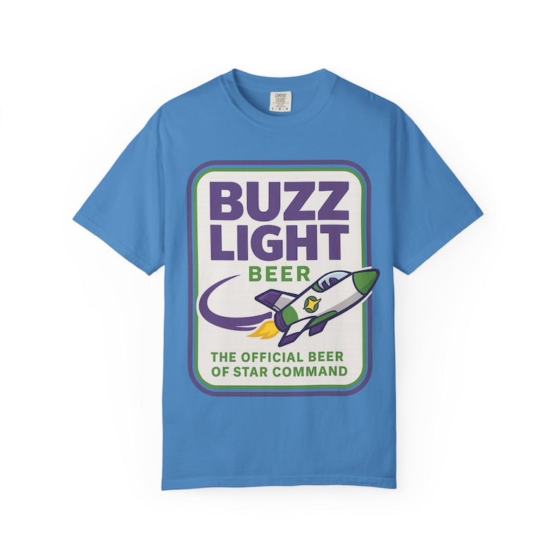BUZZ LIGHT BEER - Lightyear, Toy Story T-shirt - Disney Parks, Disney ...