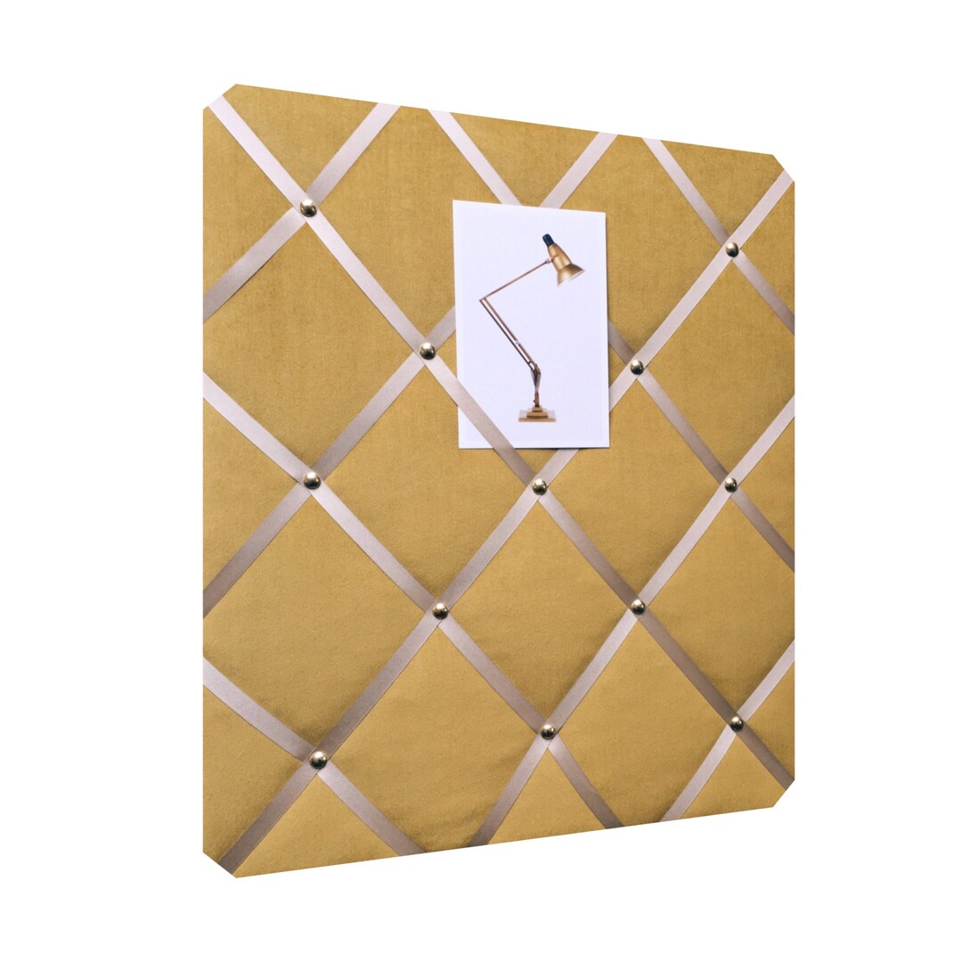 Vibrant Gold Memo, Message Board, Bulletin Board - Etsy