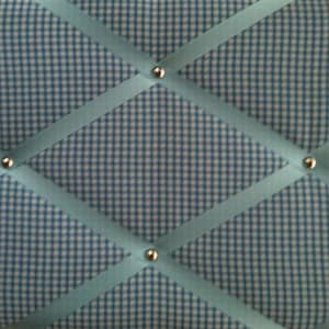 Pin Board/notice Board blue Gingham Message,memo,bulletin Board - Etsy