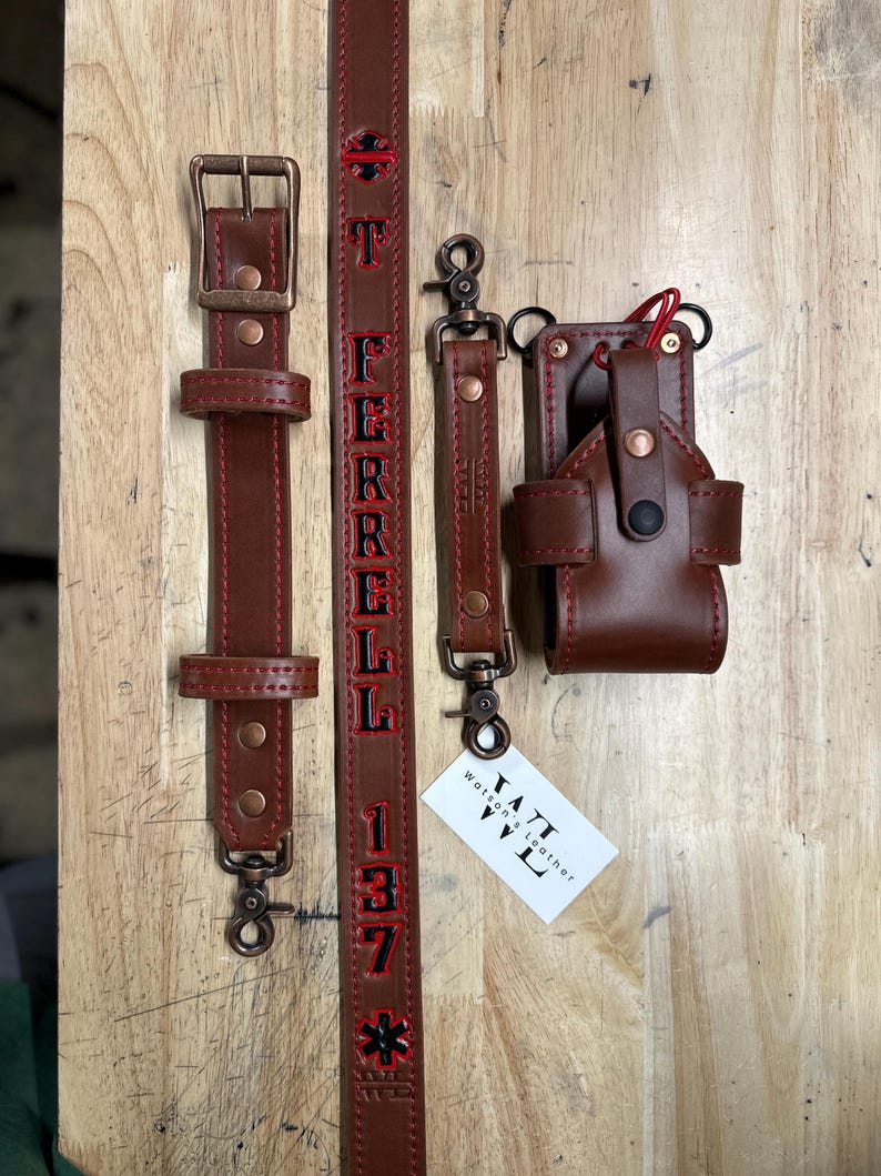 Firefighter Radio Strap Set - Etsy