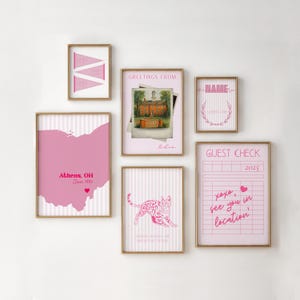 Custom College Wall Art Set, Digital Posters for Any University ...