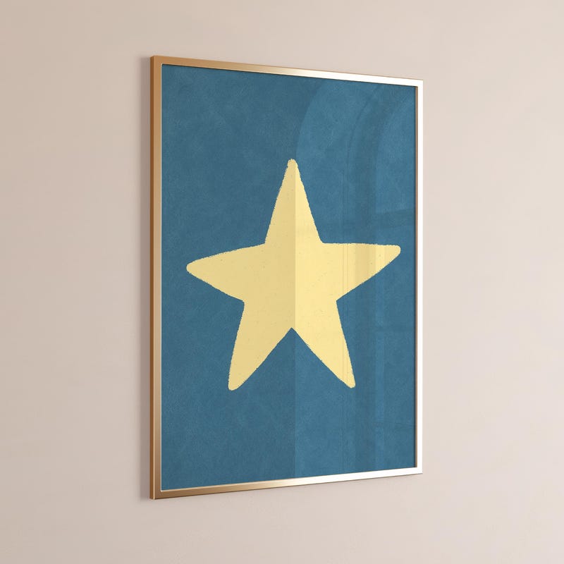 Lucky Star Wall Art - Etsy