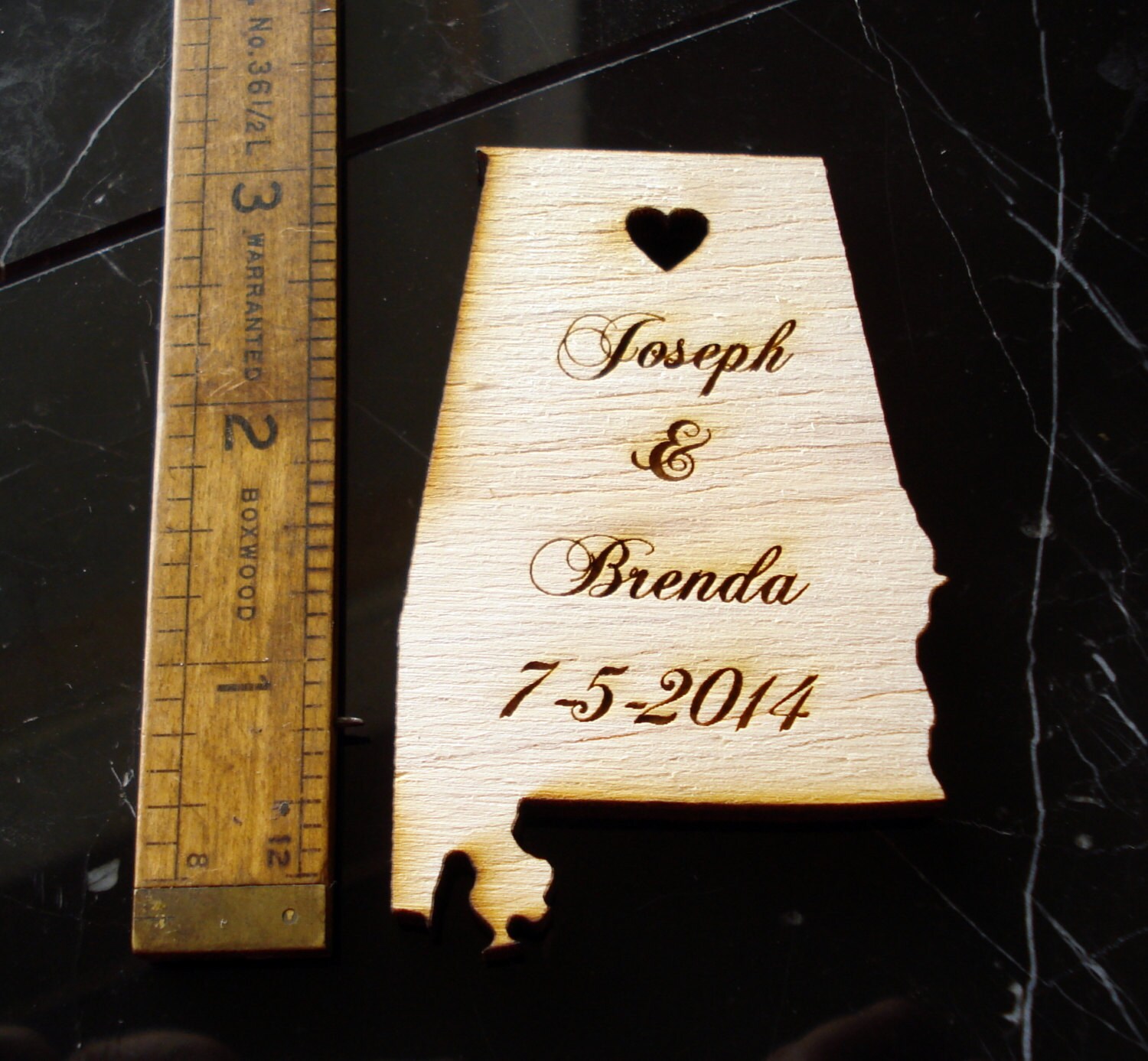 100 Alabama State Wedding Favors Custom Engraved - Etsy