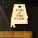 100 Alabama State Wedding Favors Custom Engraved - Etsy