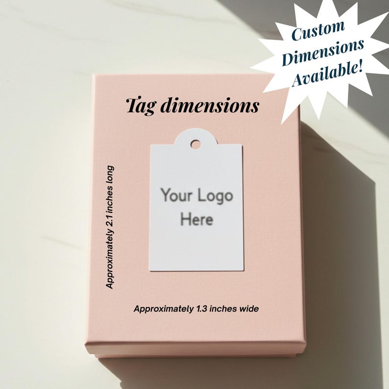 Custom Hang Tag Business Product Label Merchandise Retail Branding ...
