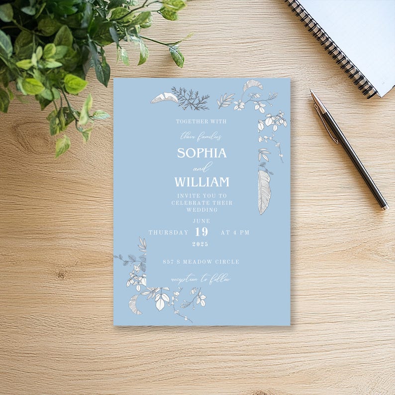 Invitation Printing - Professional Printing Service - 5x7 or 4x6 ...