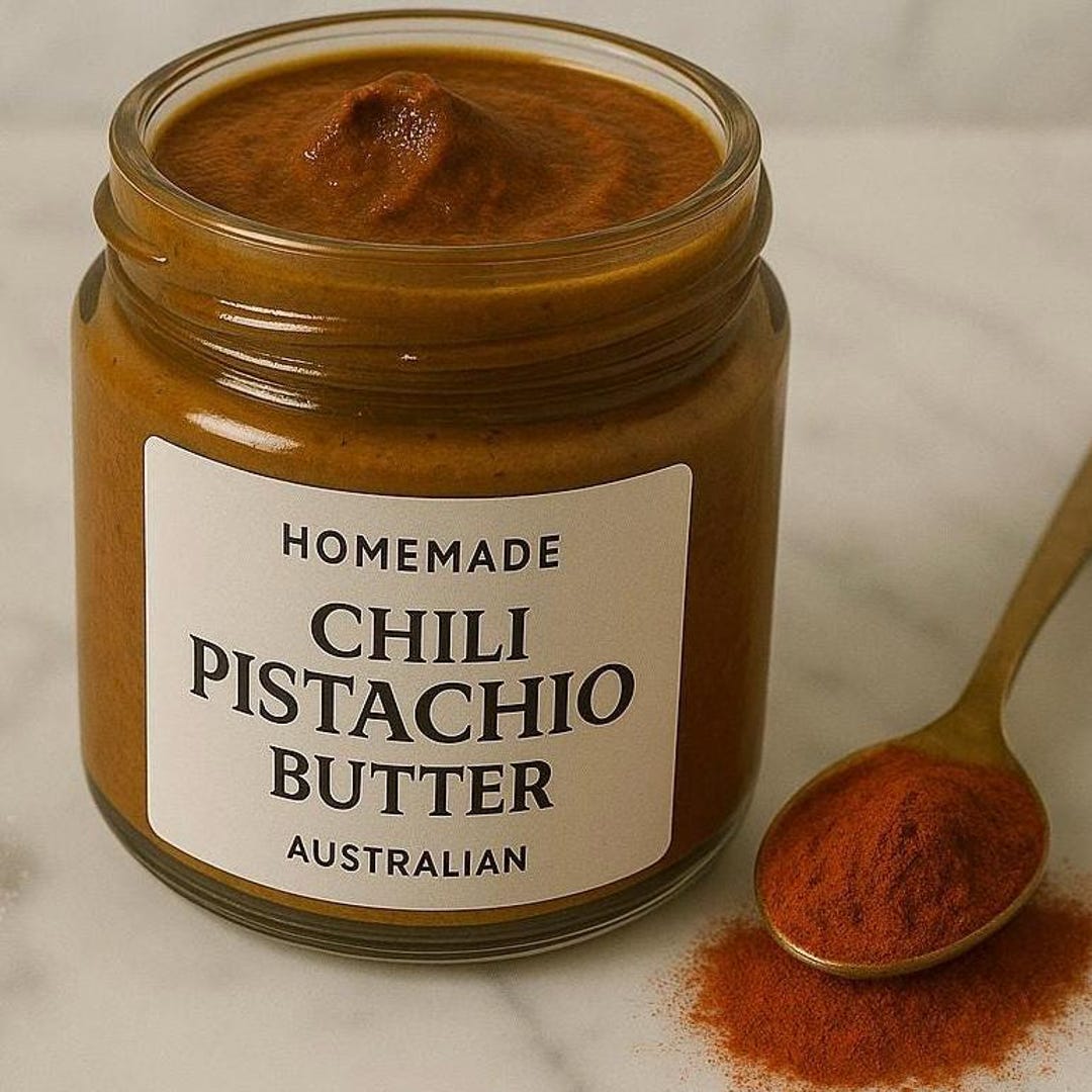 100% Australian Chilli Pistachio Butter – Natural, Fresh, Local Nut ...