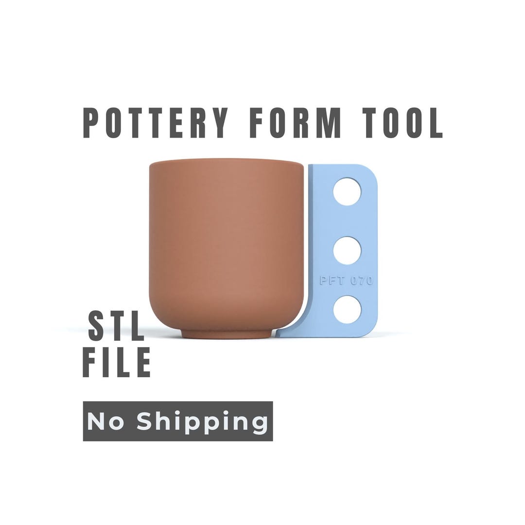 Pottery Cup Form Tool - Wheel Throwing Profile - Digital STL - Etsy