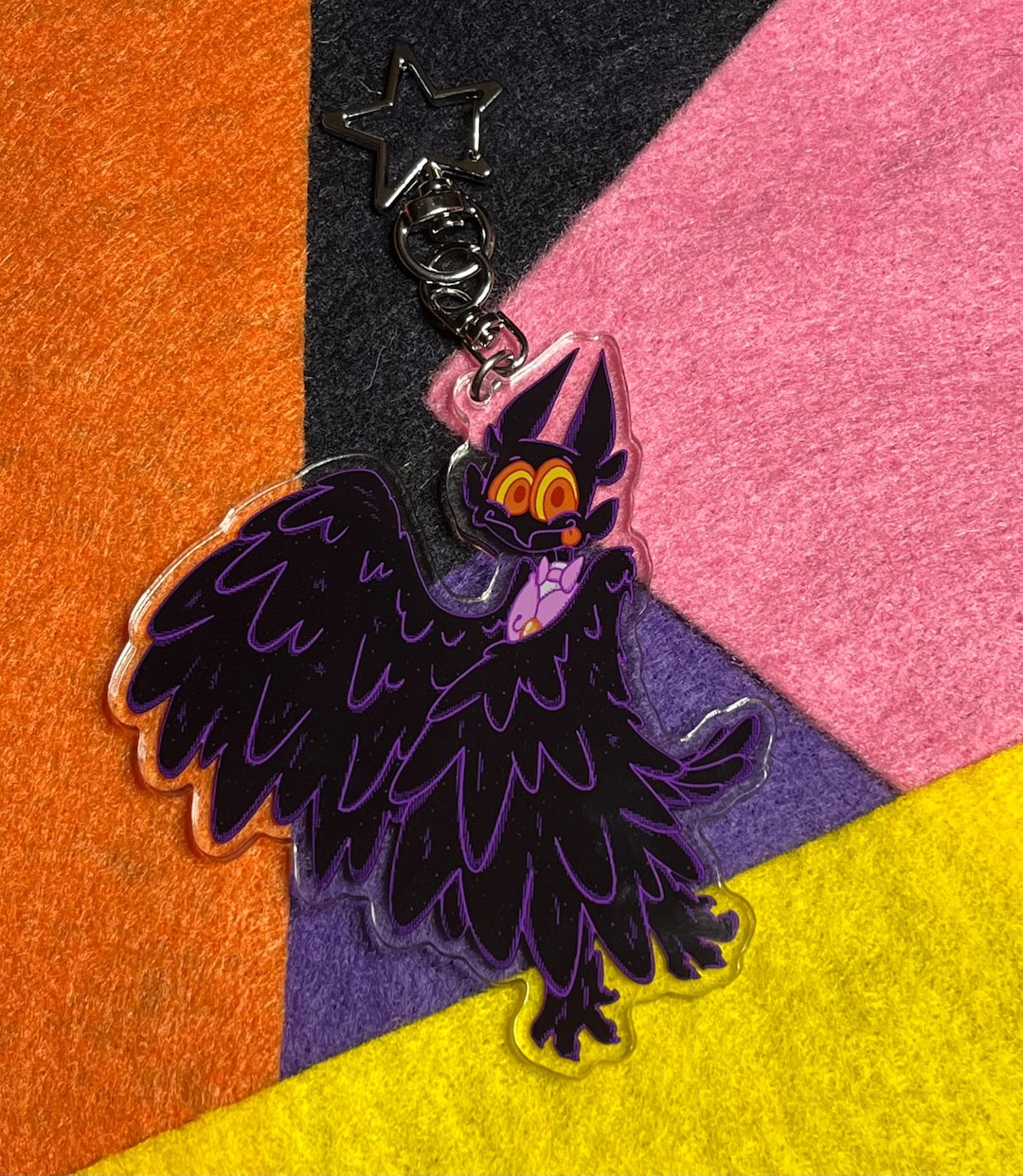 Billie Bust Up! Double Sided Barnaby Acrylic Keychain - Etsy