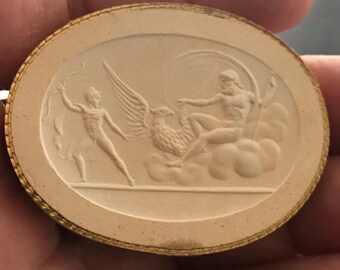 Antique 1800's Grand Tour Intaglio John Tyrrell Plaster Cast From ...