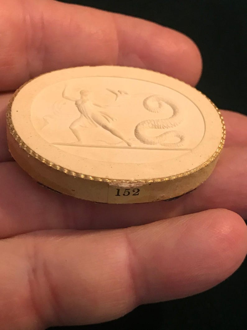 Antique 1800's Grand Tour Intaglio John Tyrrell Plaster Cast From ...