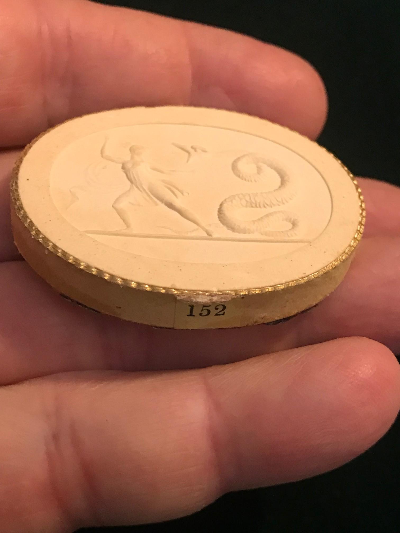 Antique 1800's Grand Tour Intaglio John Tyrrell Plaster Cast From ...