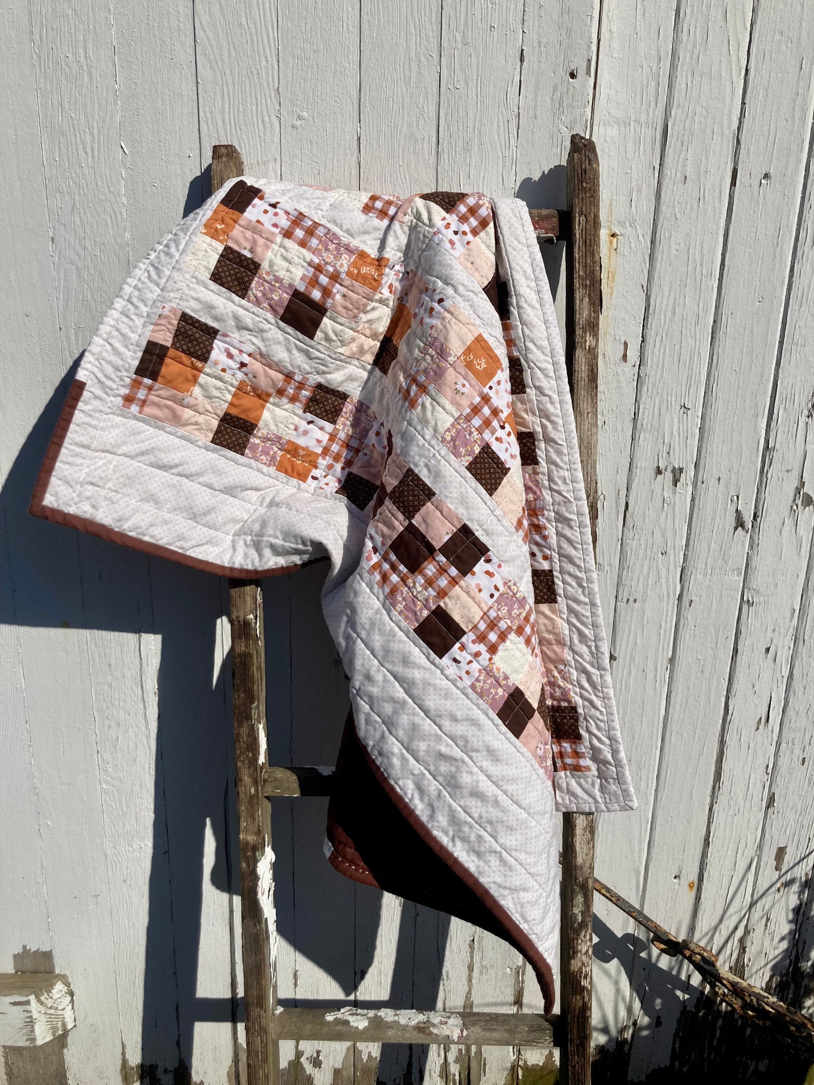 Caramel Mocha Small Quilt - Etsy