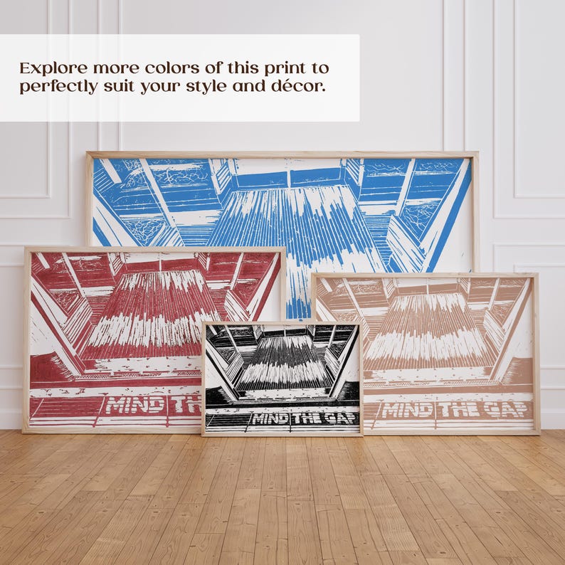 London Underground Printable Wall Art, Travel Poster Digital Download ...