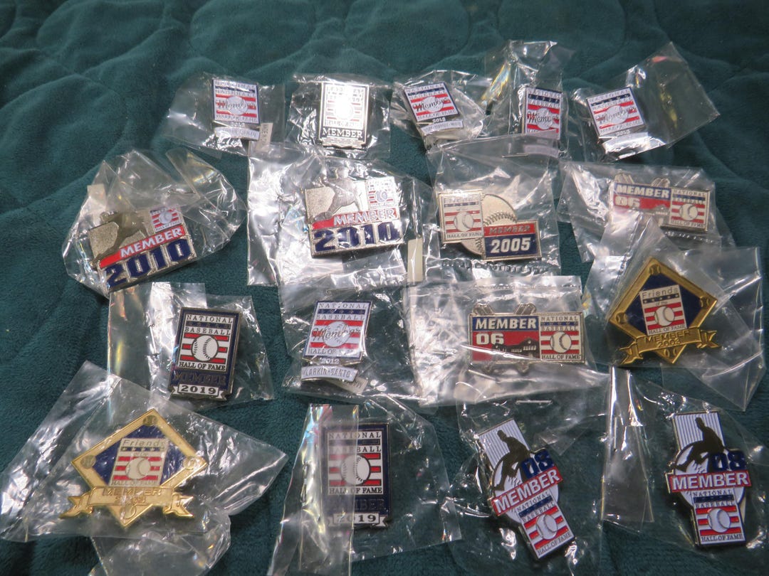 Lot of 17 Baseball Hall of Fame Member Lapel Pins New Old Stock - Etsy