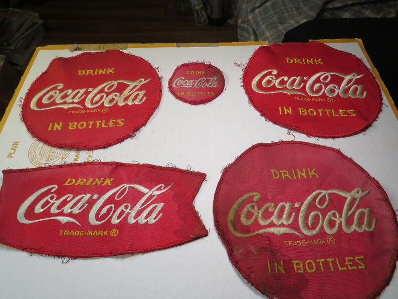 Vintage Lot of 5 Coca-cola Uniform Patches 1950-1960 Pre-owned - Etsy