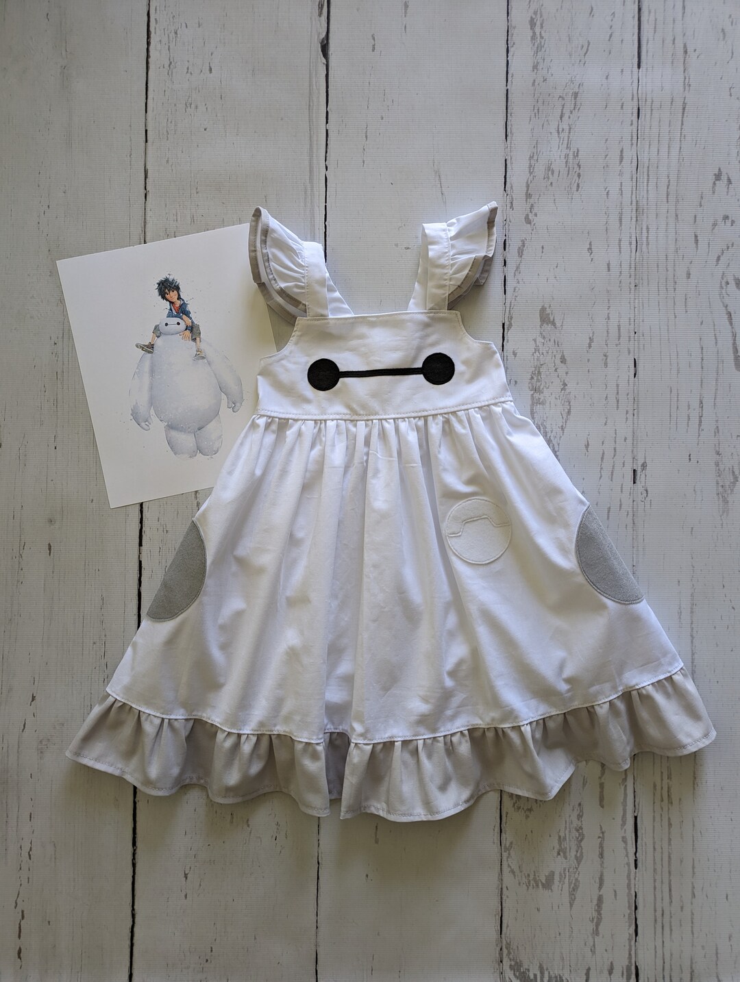 Girls Baymax Twirl Dress, Baymax Inspired Dress by Big Hero 6 ...