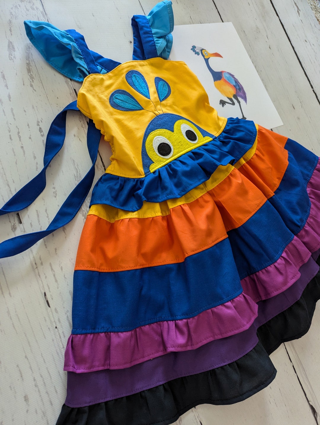 Kevin Bird Twirl Dress, up Inspired Dress, Everyday Princess Paradise ...