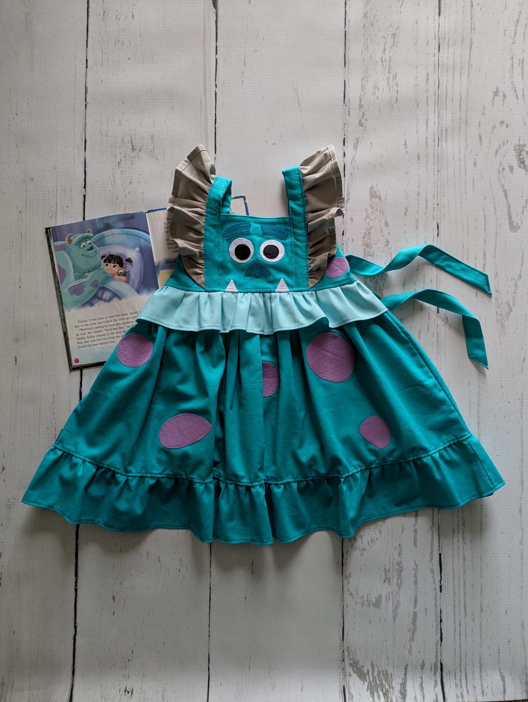 Girls Sully Twirl Dress, Sully Dress Inspired by Monsters Inc, Everyday ...