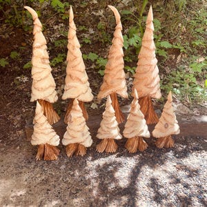 My Artwork is Locally Sourced Incense Cedar Chainsaw Carved Trees From ...
