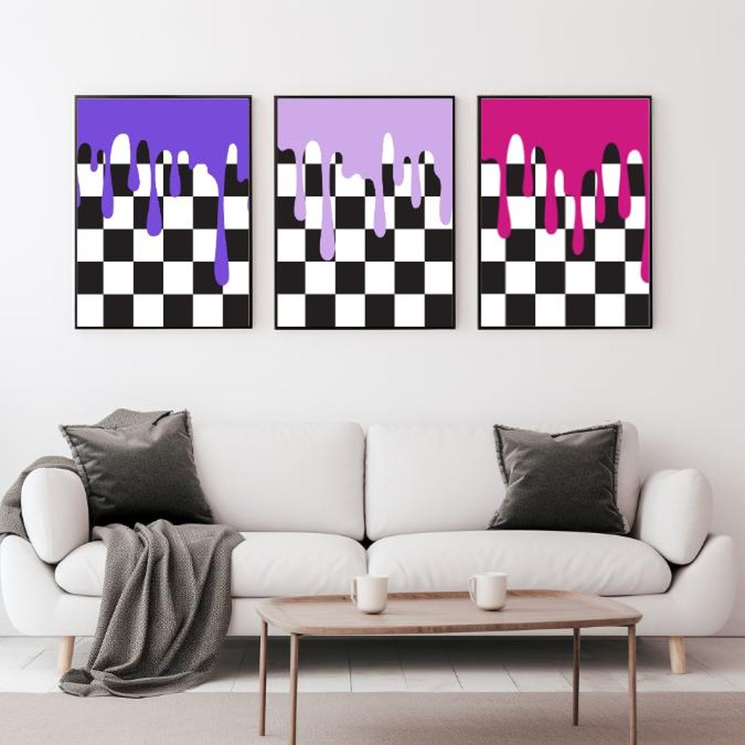 Checker Drip Digital Download - Etsy