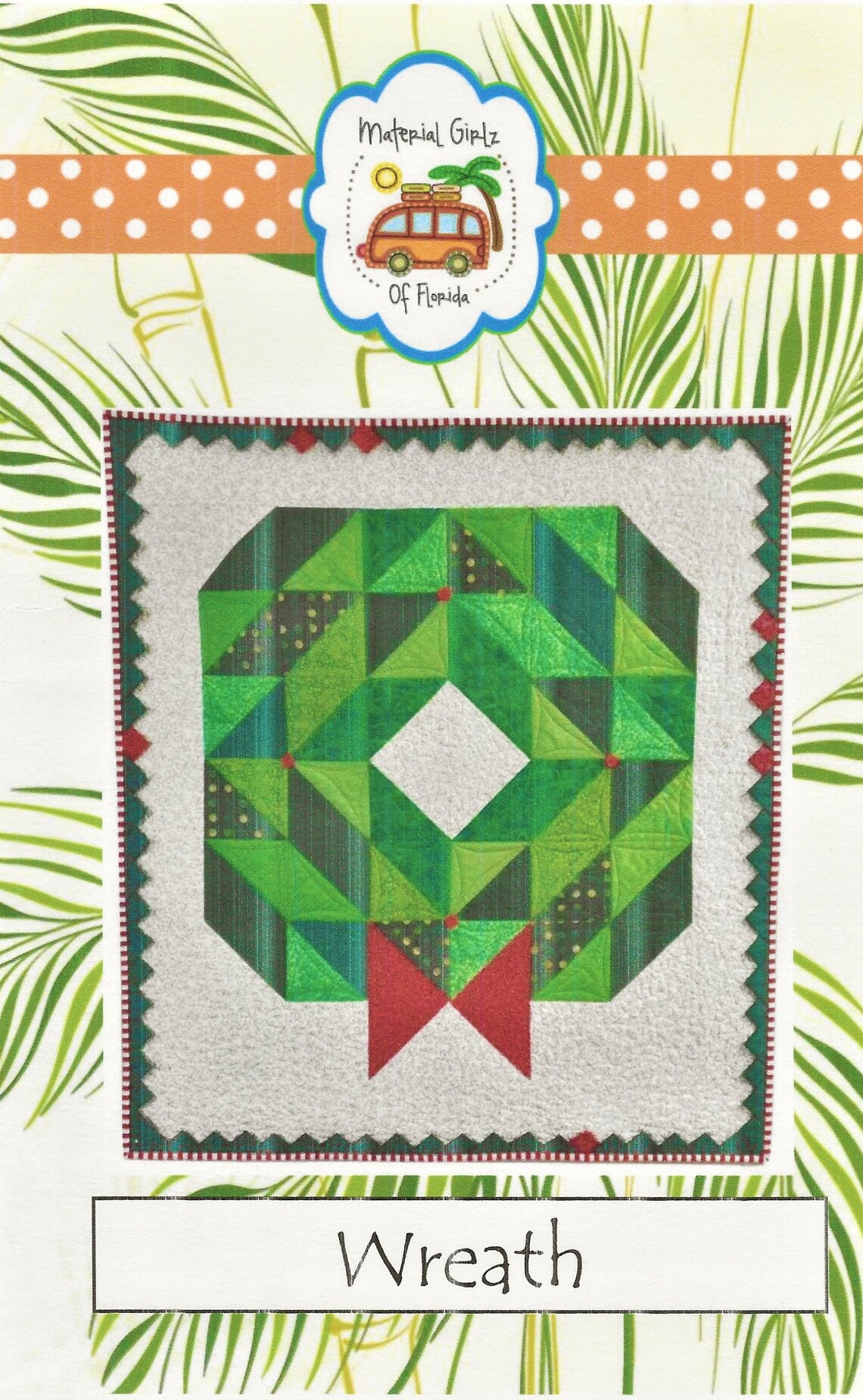 Prairie Point Christmas Wreath Pattern - Download - Etsy