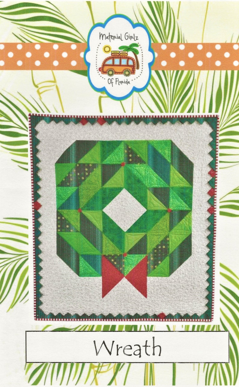 Prairie Point Christmas Wreath Pattern - Download - Etsy