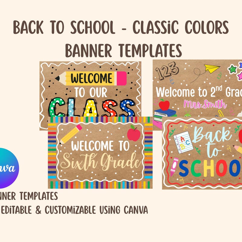 Classroom Banner - Etsy