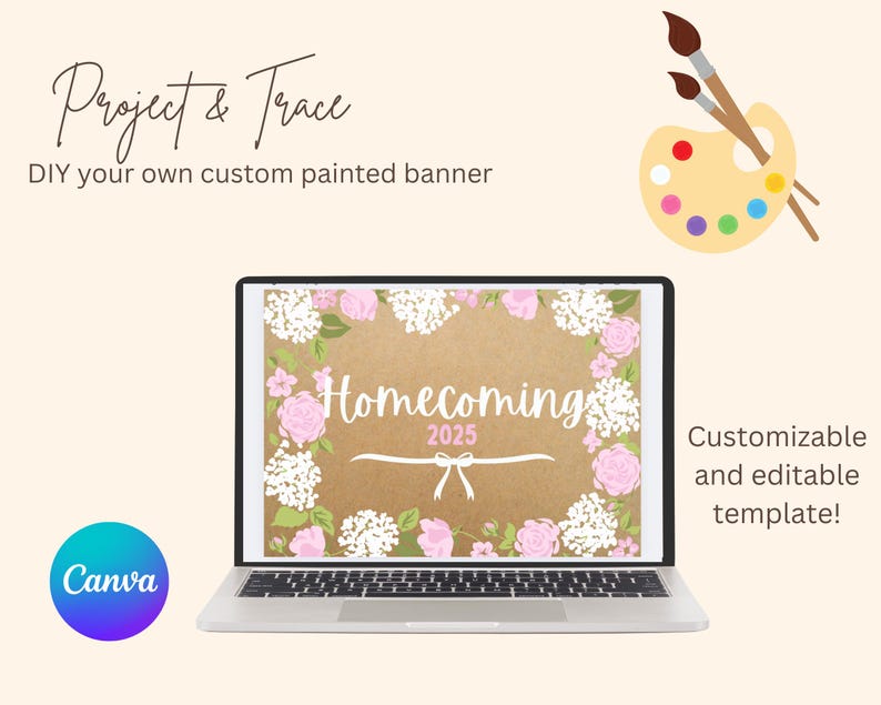 Homecoming Banner Template Package - Set of 4 | Customizable Banner ...