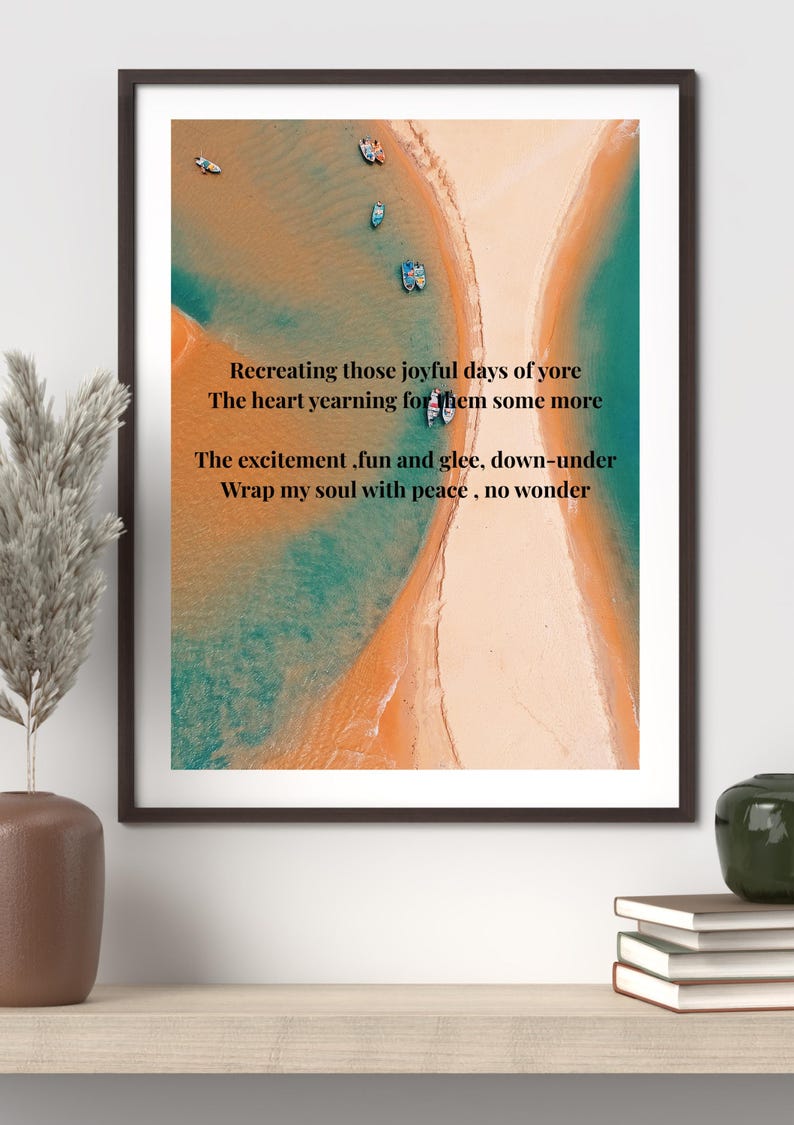 Printable Poem Wall Art – Sentimental Digital Download, Custom Poetry ...