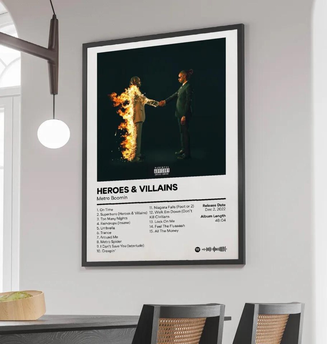3 Custom Album Cover Poster | Personalized Music Print | Choose Your ...