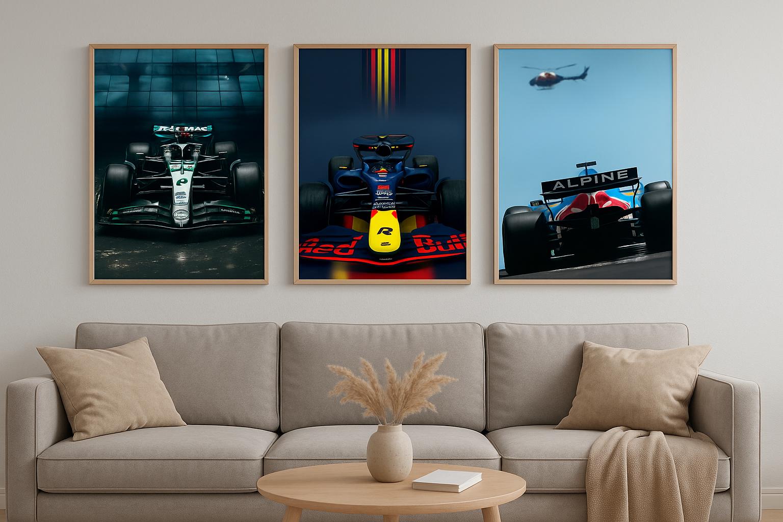 F1 Racing Car Poster/ Formula One Word Championship Poster/ Wall Art ...