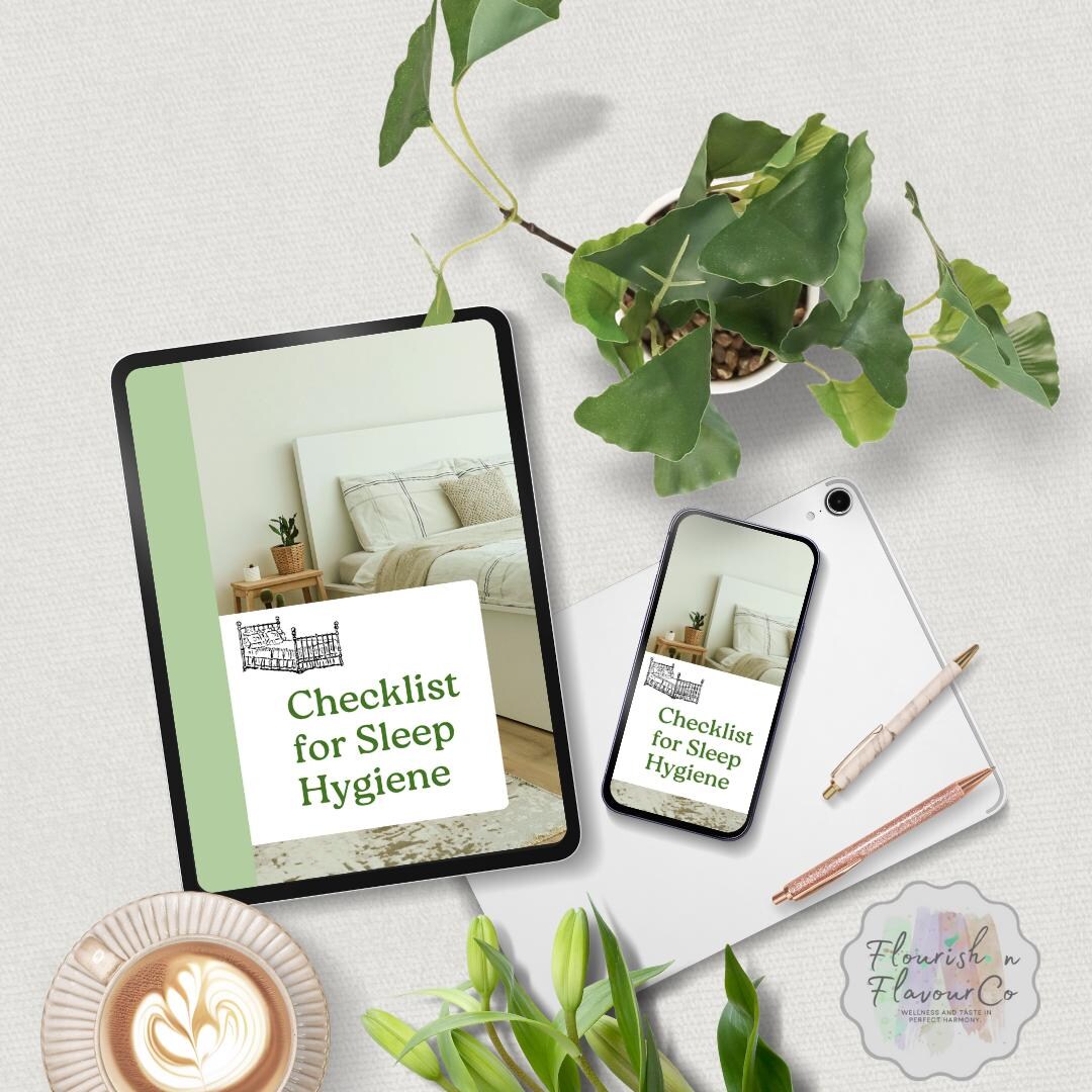 Printable Sleep Hygiene Checklist for Adults - Bedtime Routine Tracker ...