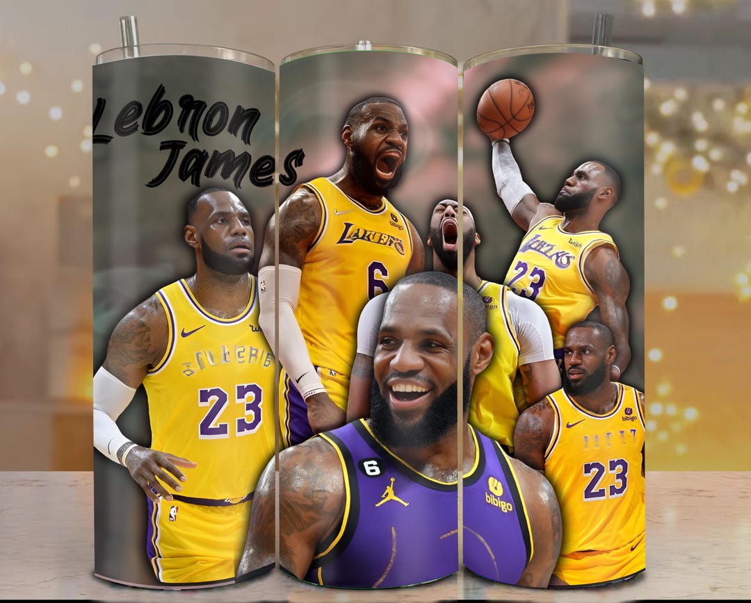 Lebron James Tumbler Wrap - Digital Download | Basketball Design|20oz ...
