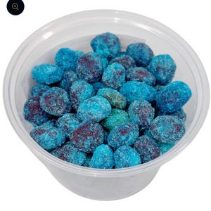 Infused Sour Blue Raspberry Gushers Made to Order! Fresh Batches 7 Oz ...