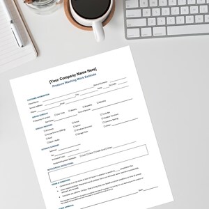 Pressure Washing Estimate Template - Editable Word & Printable PDF ...